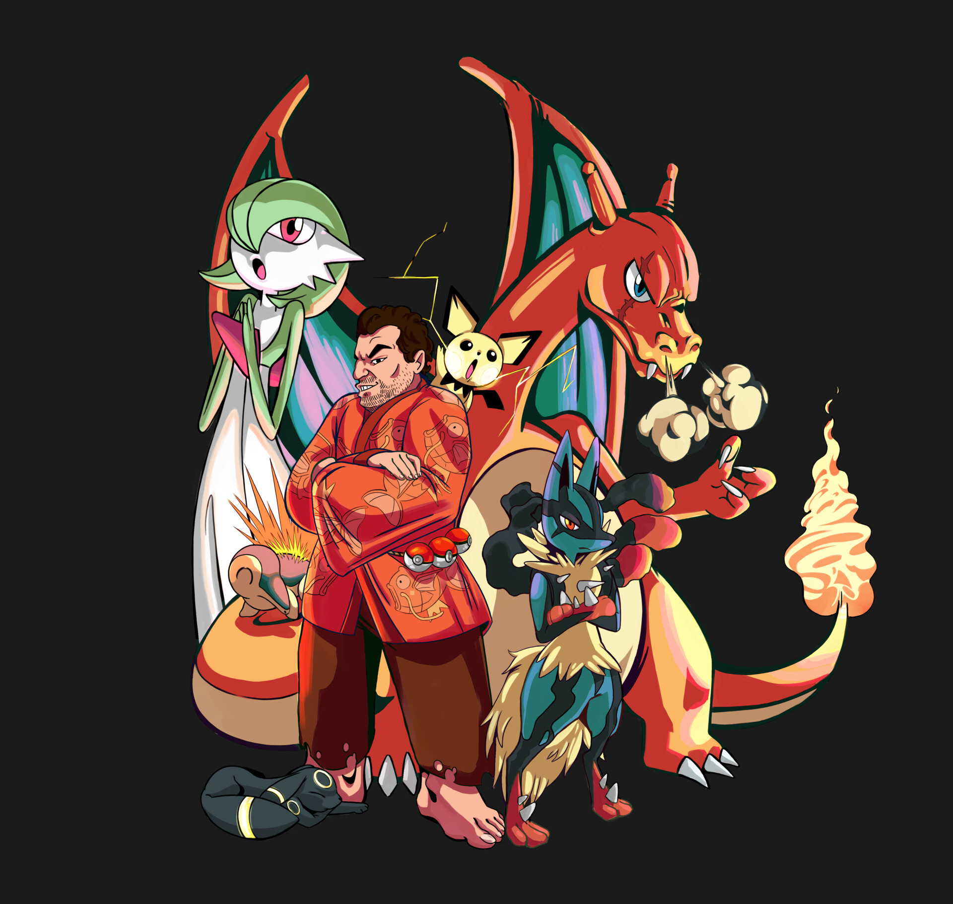 ArtStation - Dream Team pokemon