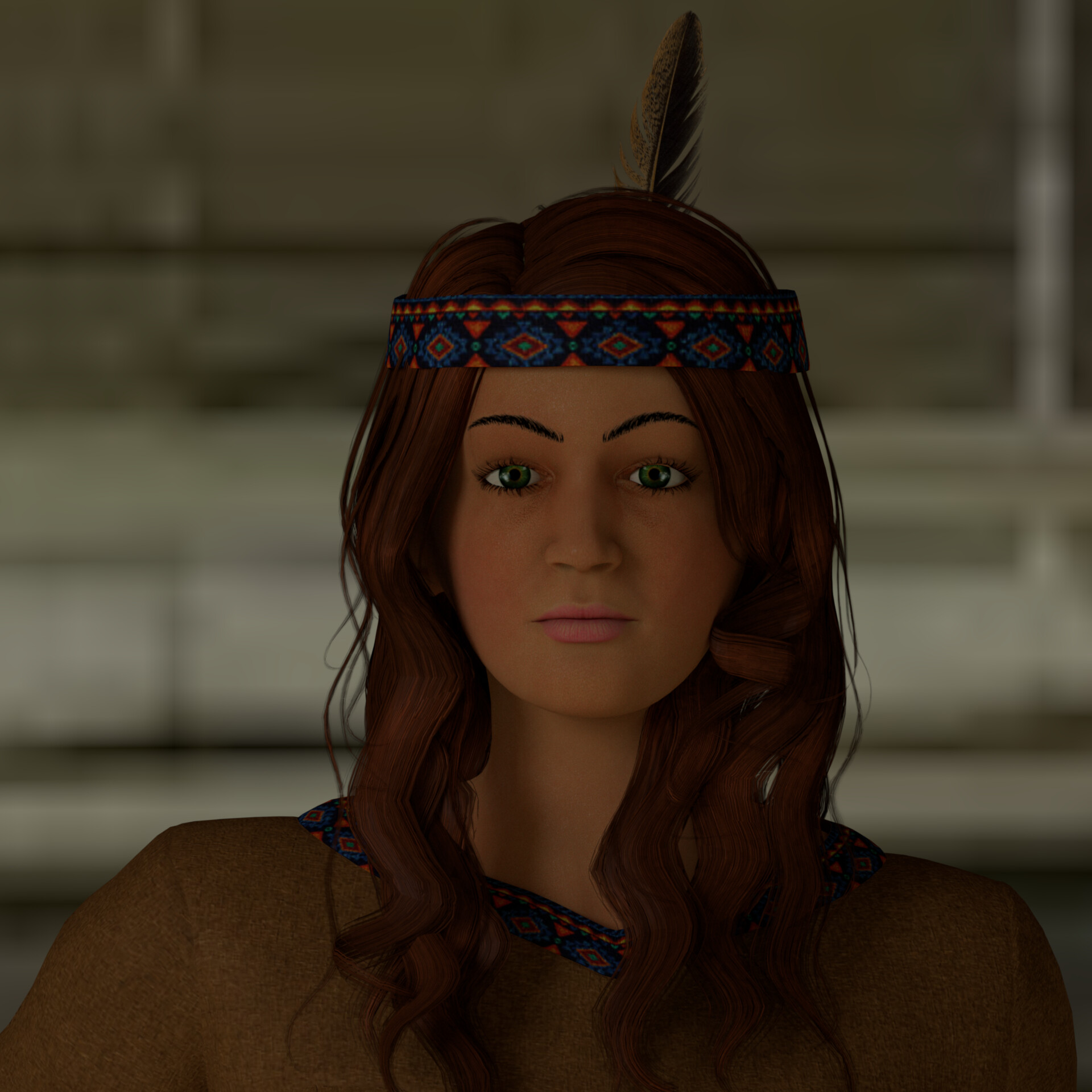 ArtStation - Native American Girl