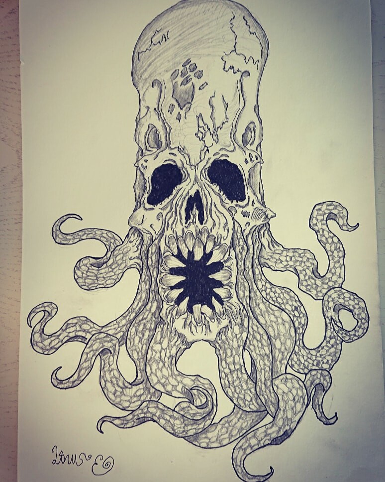 ArtStation - Cthulhu skull