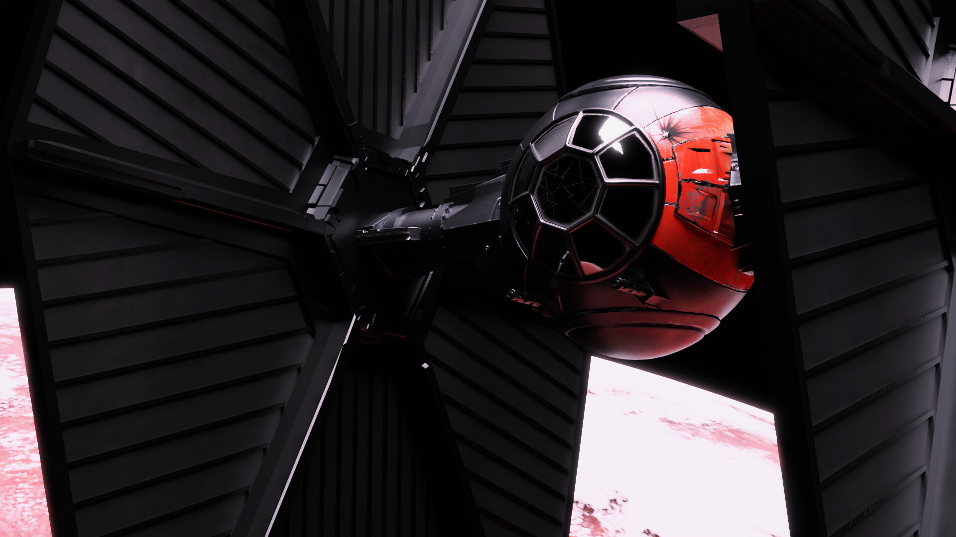 ArtStation - Tie Fighter - WIP Animation.