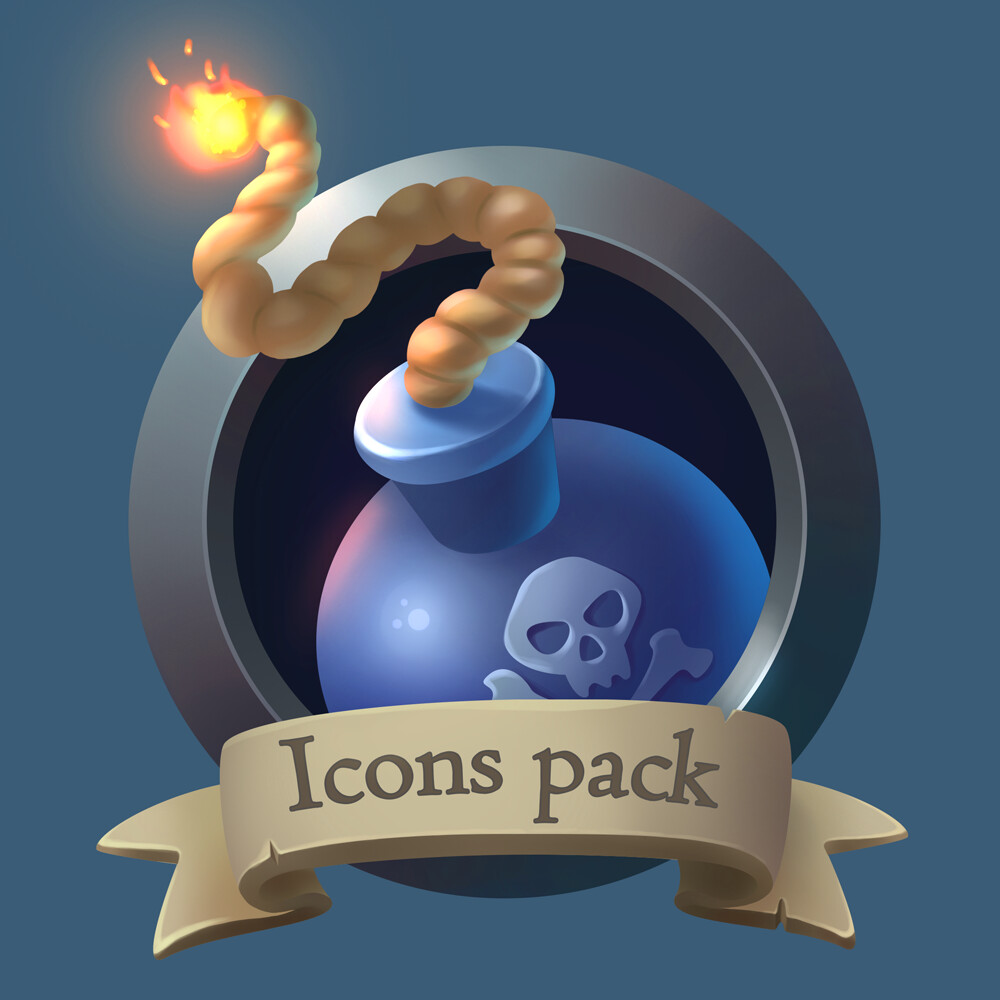 ArtStation - Pirate icons