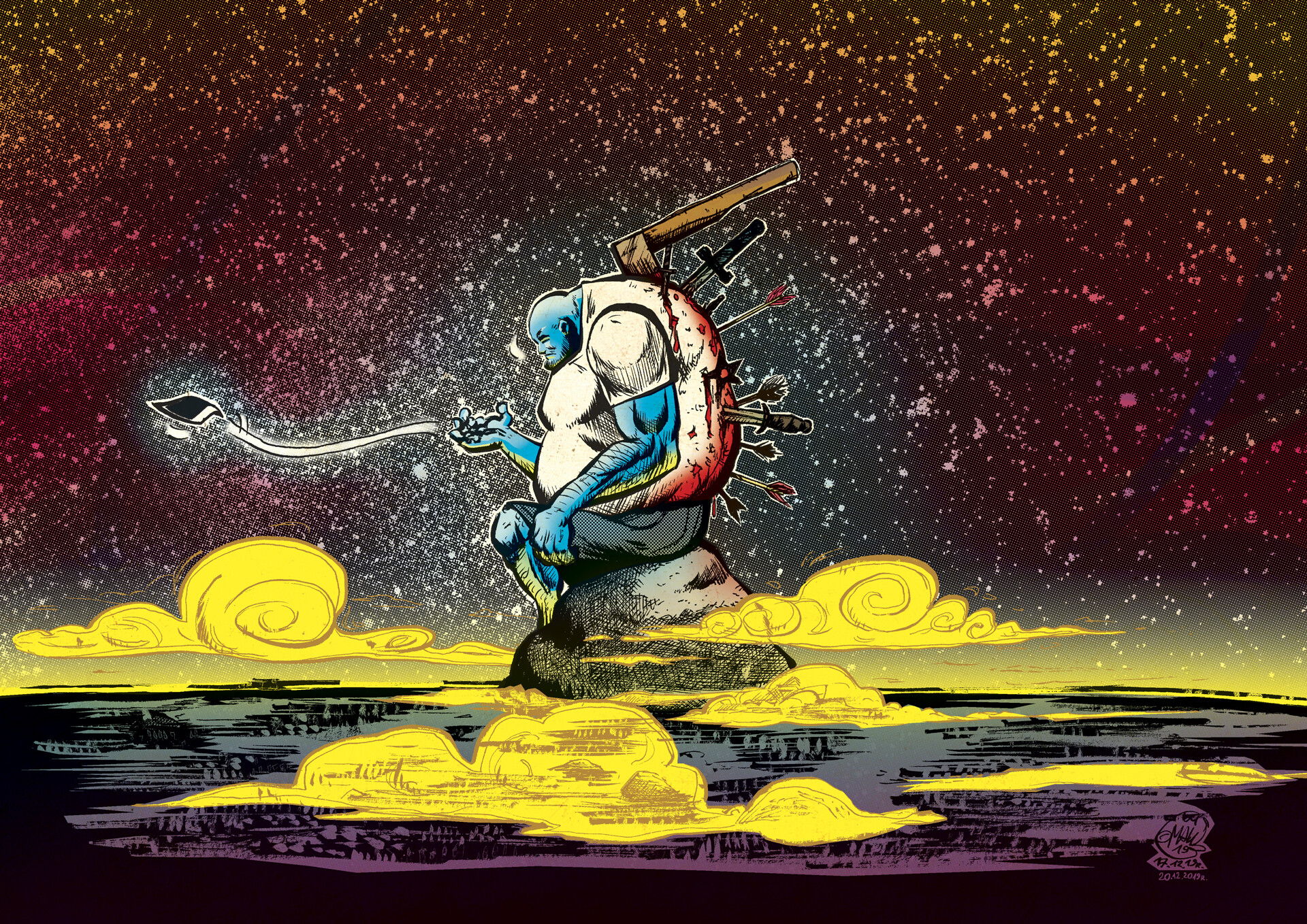 ArtStation - FAKE FRIENDS | music video art