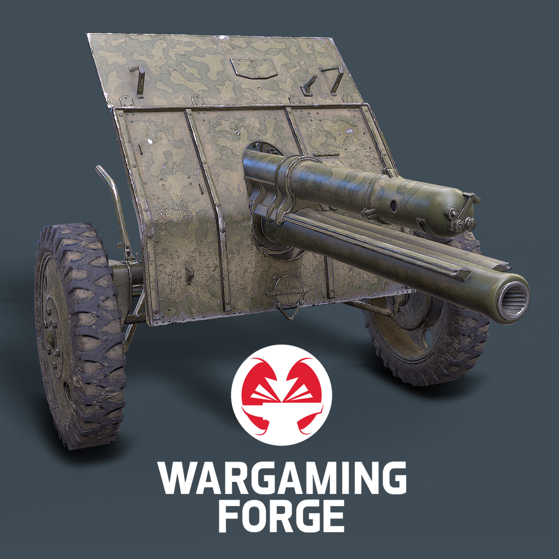 ArtStation - QF 18-pounder gun