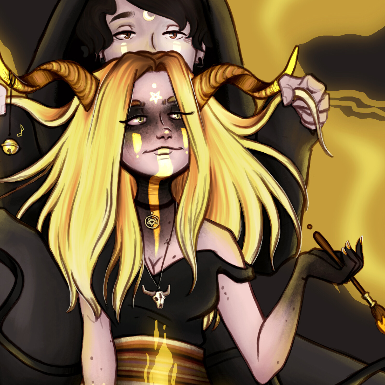 ArtStation - Enchanted night 🌙⭐️💛 - 28.Sep.2019