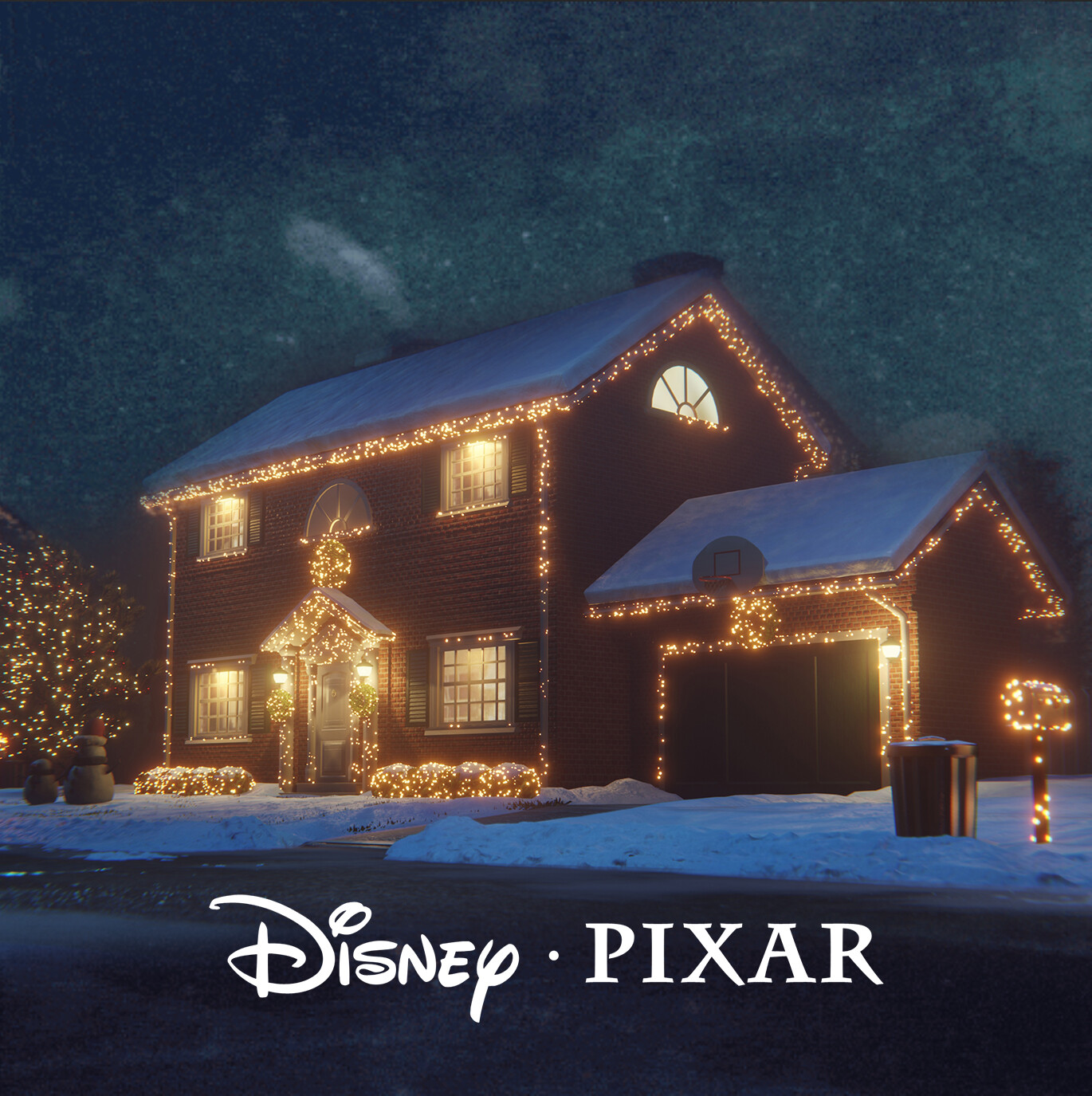 ArtStation - "Christmas Holiday" - Disney Pixar Style