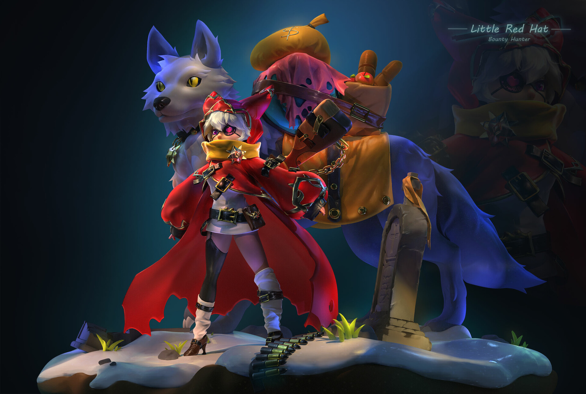 ArtStation - Little Red Hat