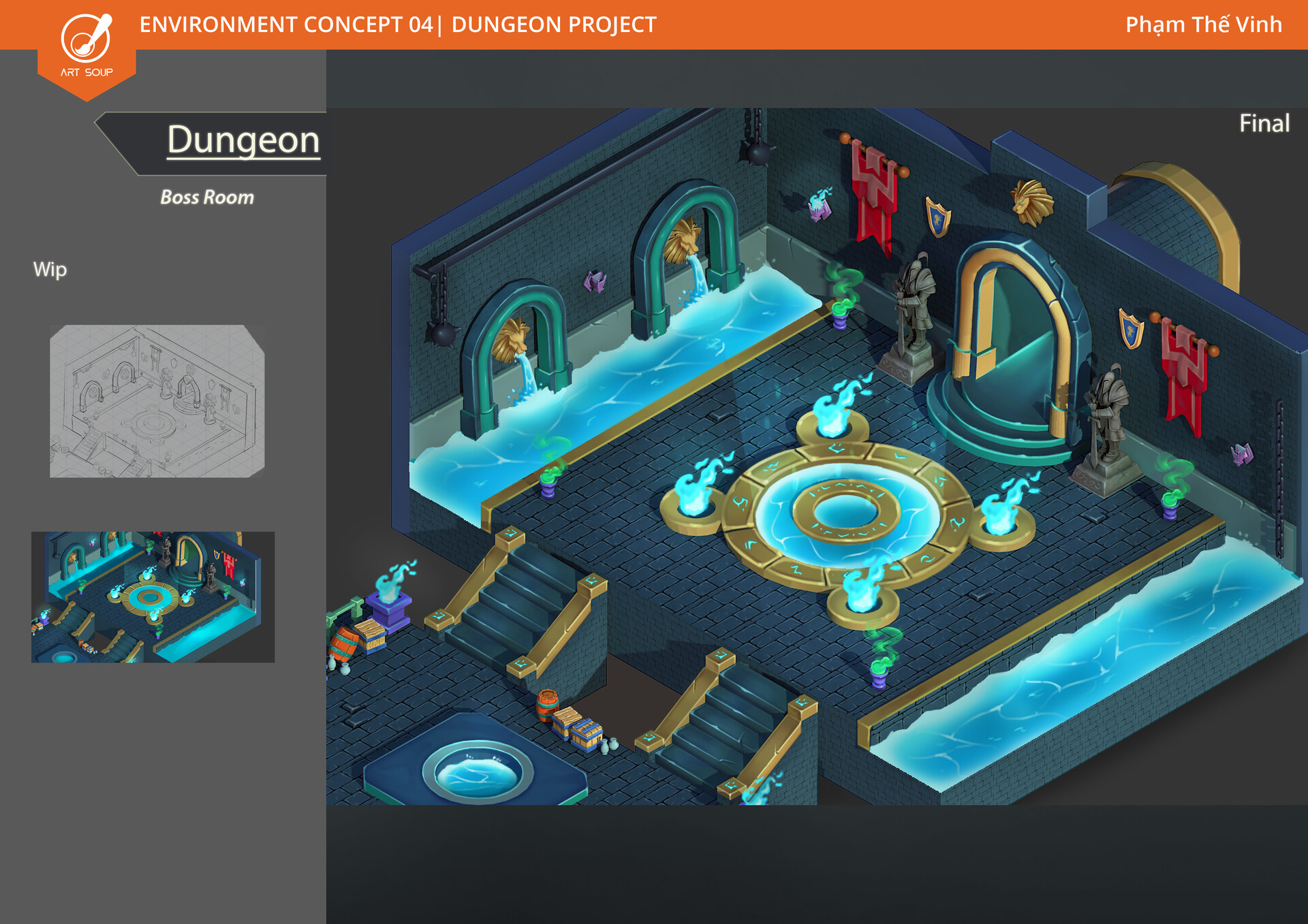 ArtStation - Red Dungeon