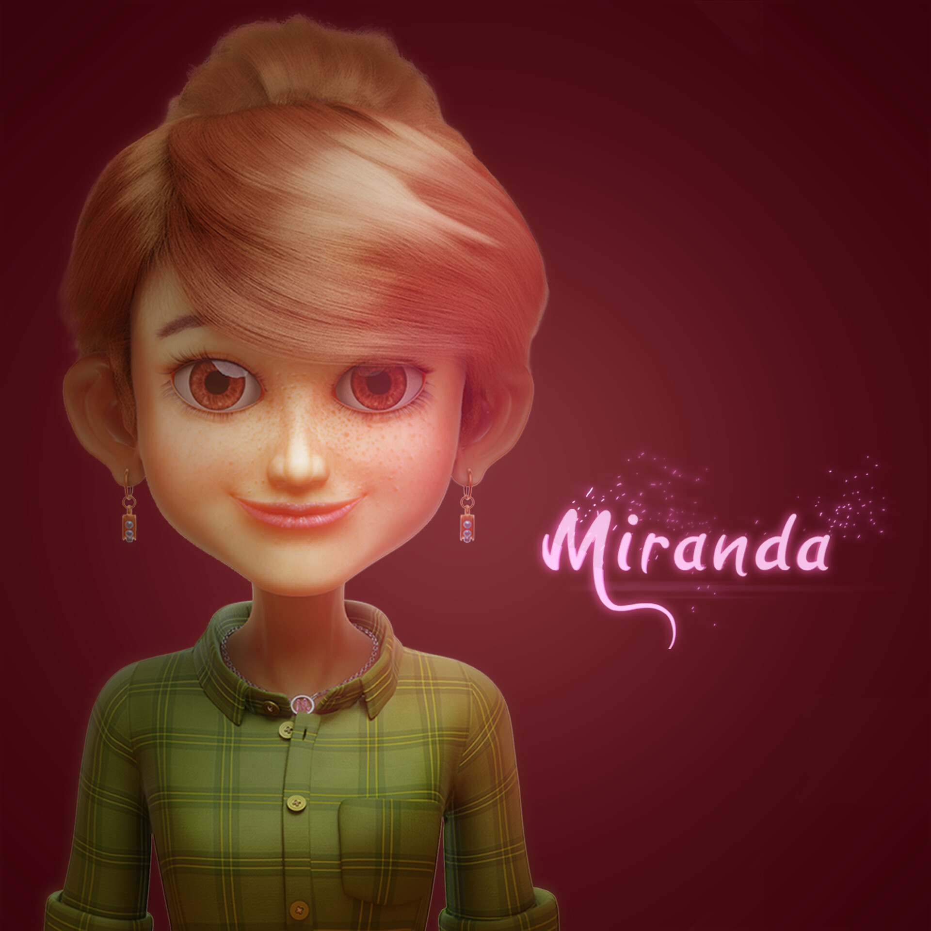 Adyn Haidar - Miranda CG Character (Close Up)