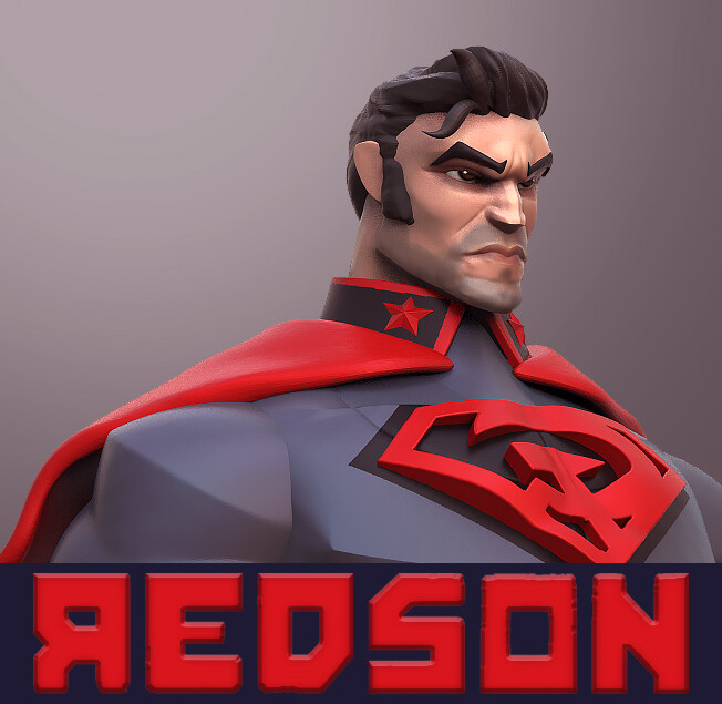 ArtStation - SUPERMAN RED SON
