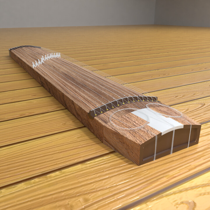 ArtStation - Koto ( Japanese Instrument ) "日本箏"