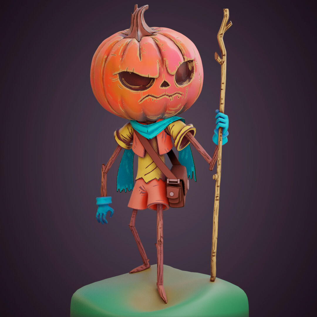 ArtStation - Pumpkin Guy