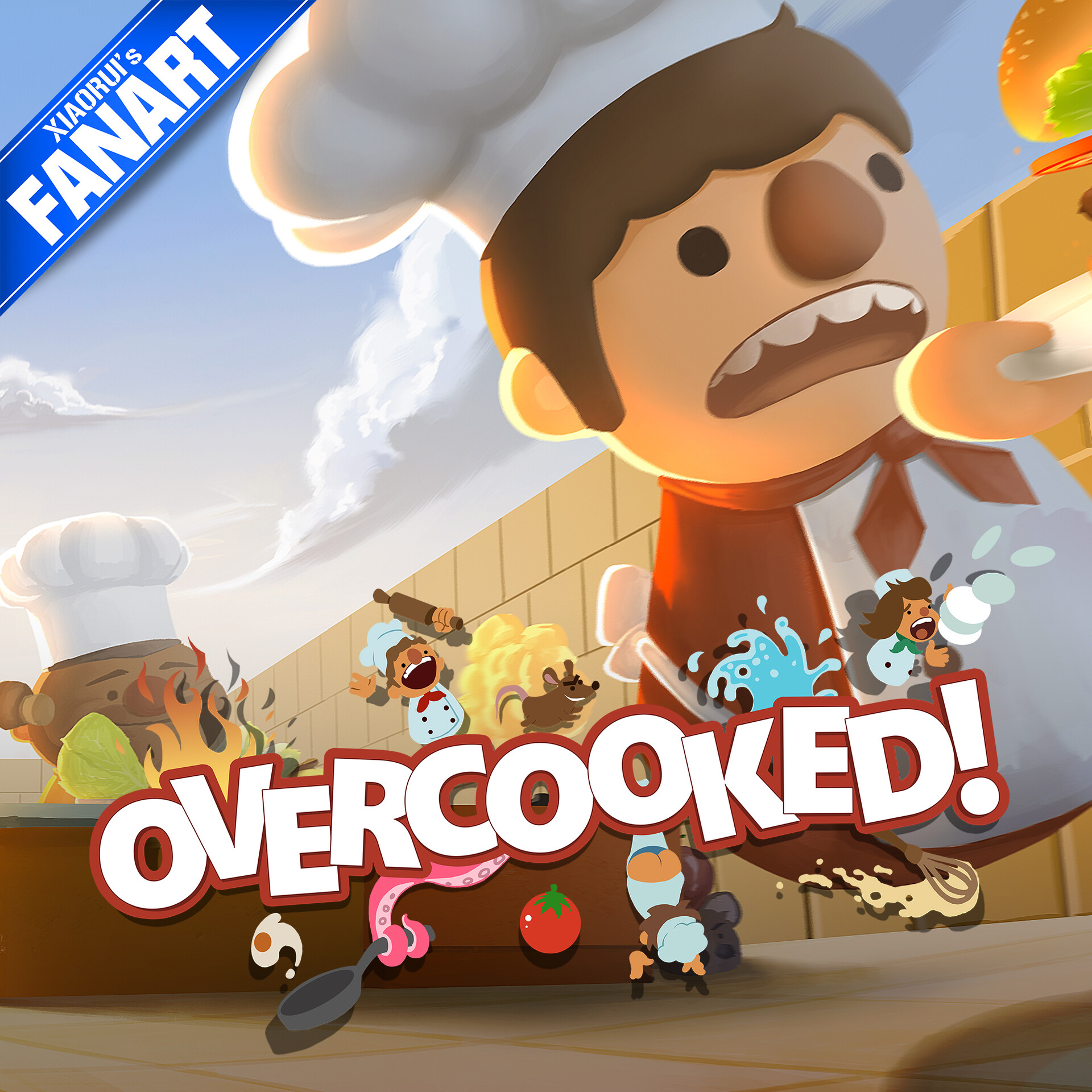 ArtStation - Overcooked Fanart
