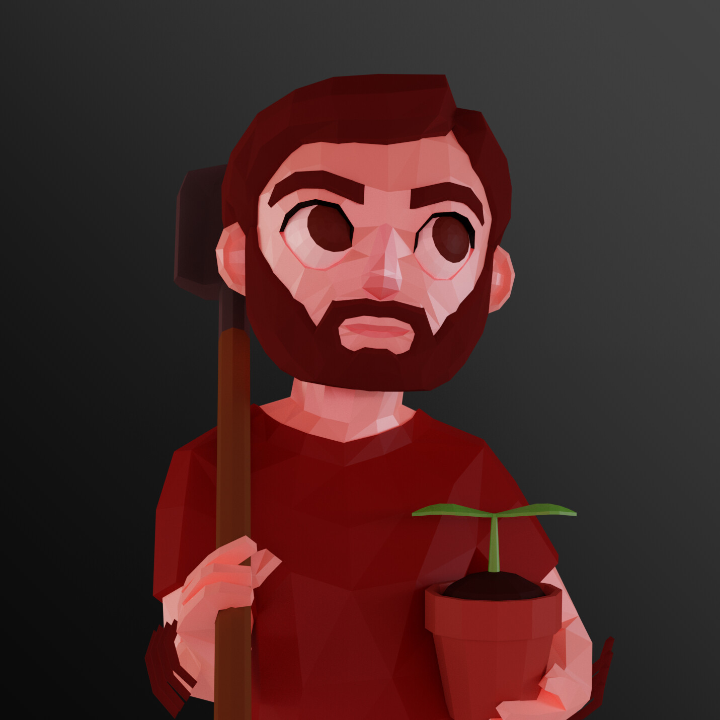 ArtStation - Low Poly Homesteader Male Version