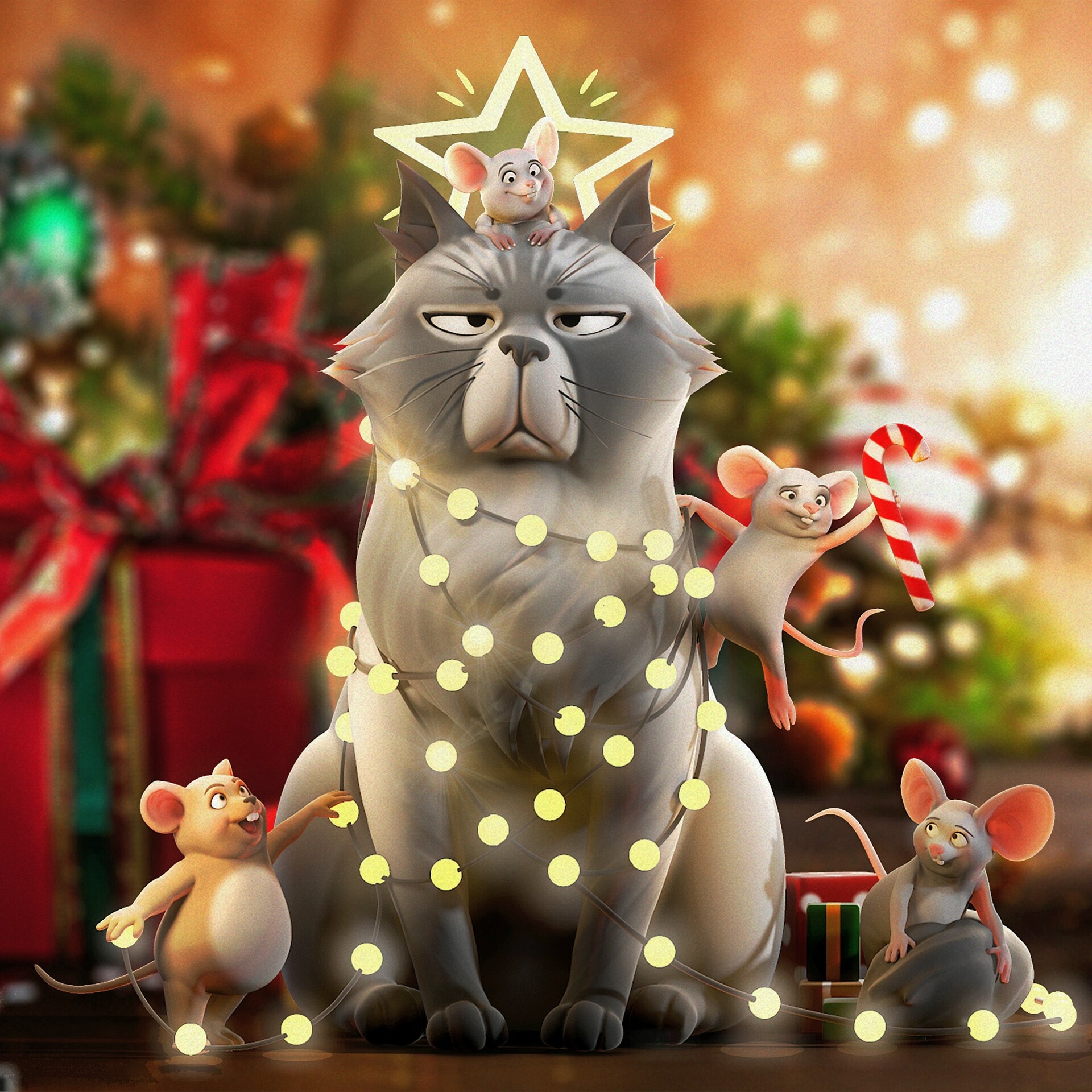 ArtStation - Happy Meow Year