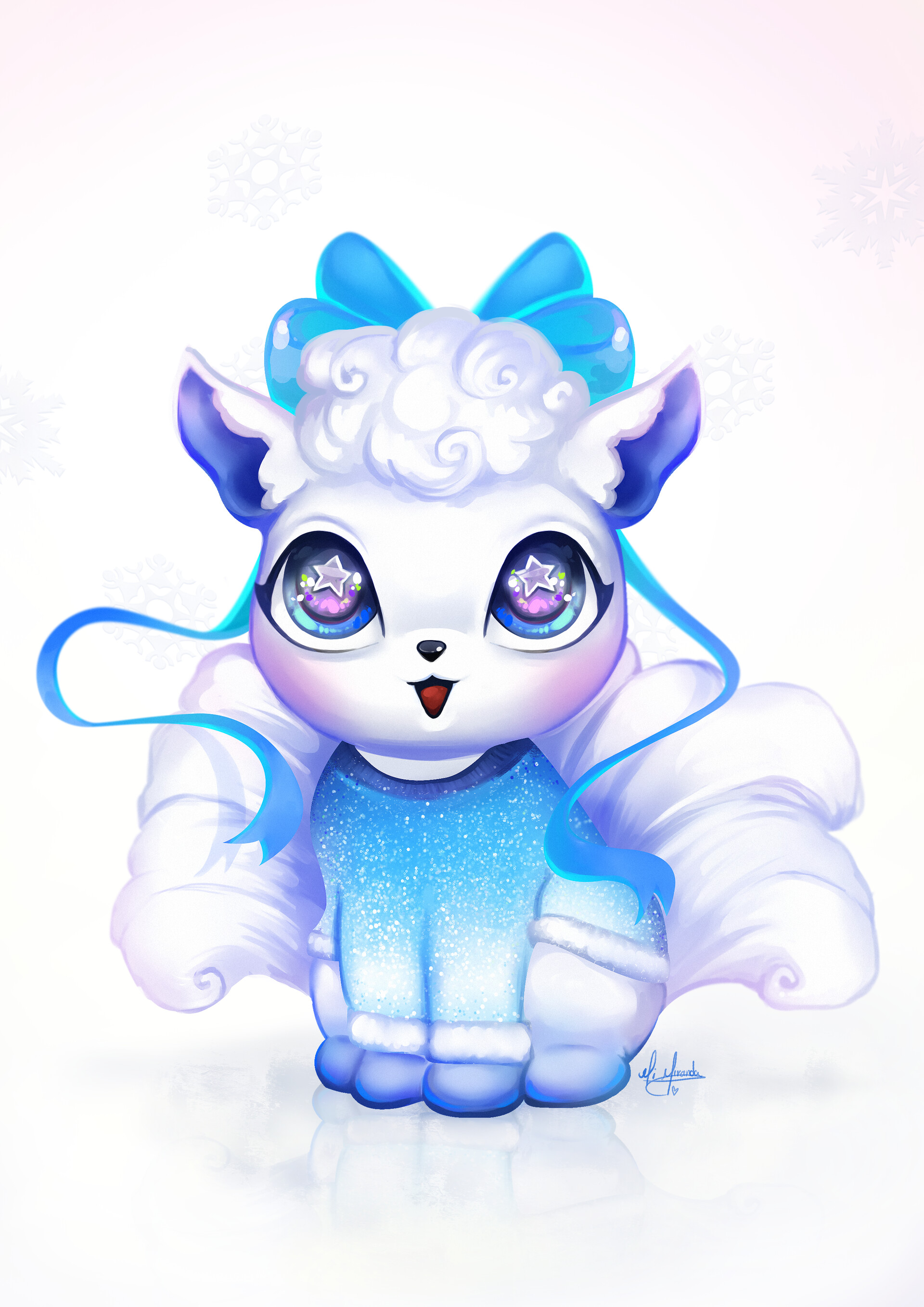 ArtStation - Snow Vulpix