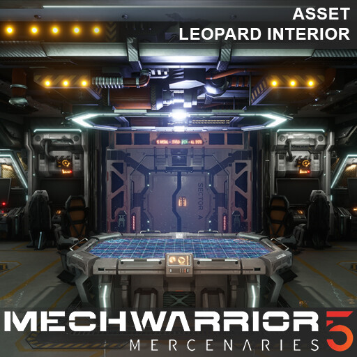 ArtStation - MechWarrior 5 Mercenaries: Leopard Interior