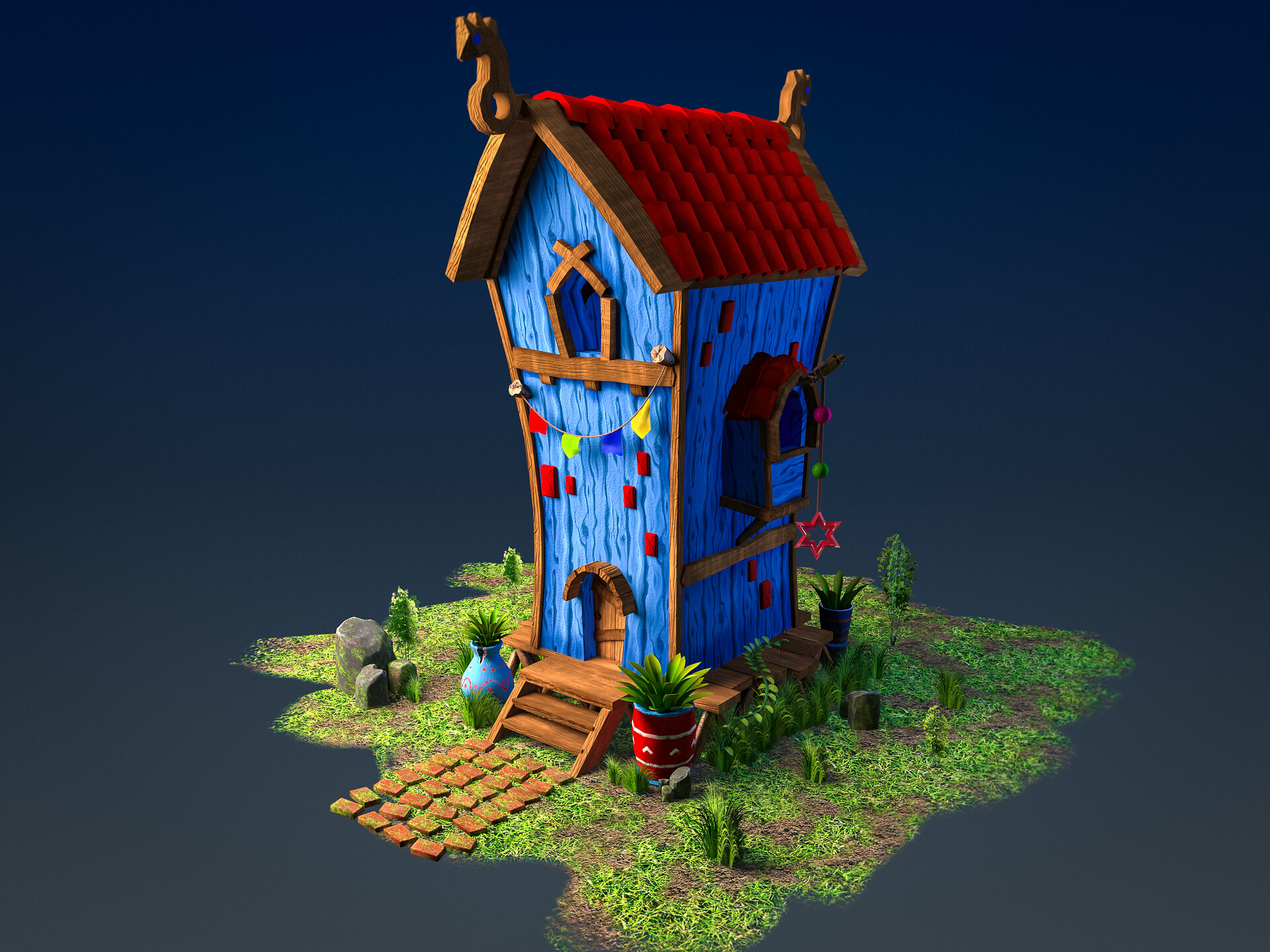 ArtStation - Stylize House