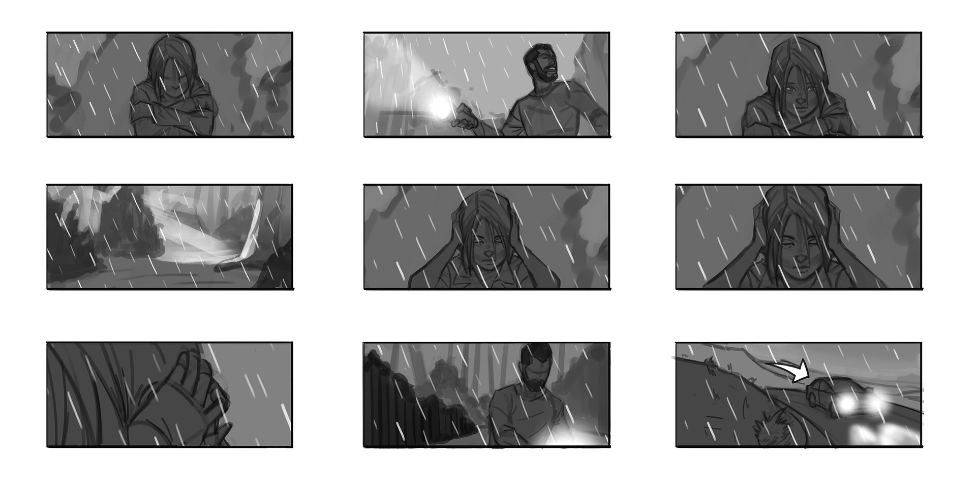 ArtStation - Storyboards for an unannounced project