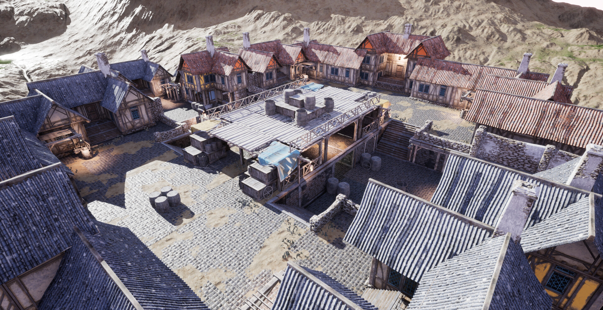 ArtStation - Fantasy Village 2v2 #ModernWarfare #Gunfight FPS Map