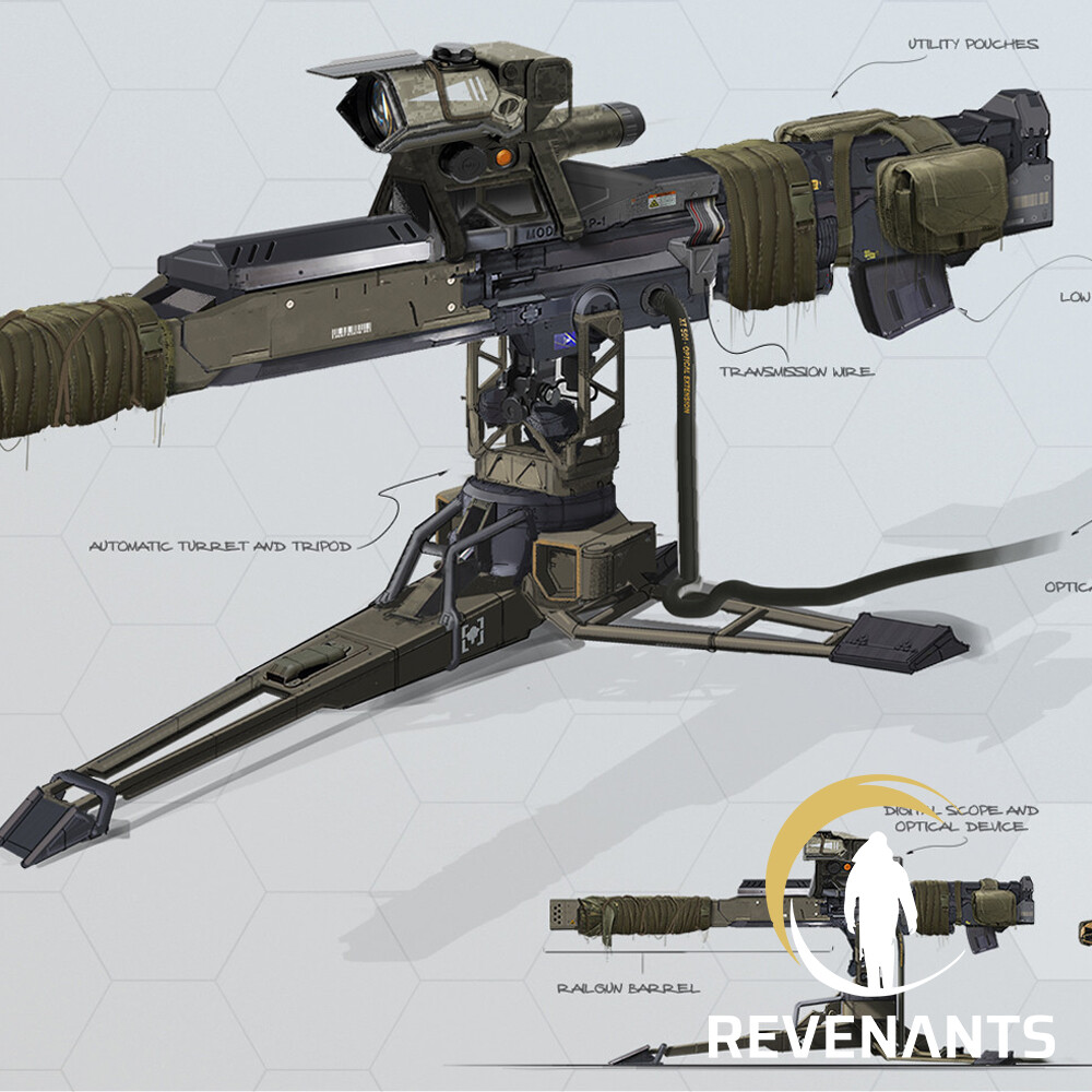 ArtStation - Sniper Rifle Rework for Revenants at Black Ice Studios