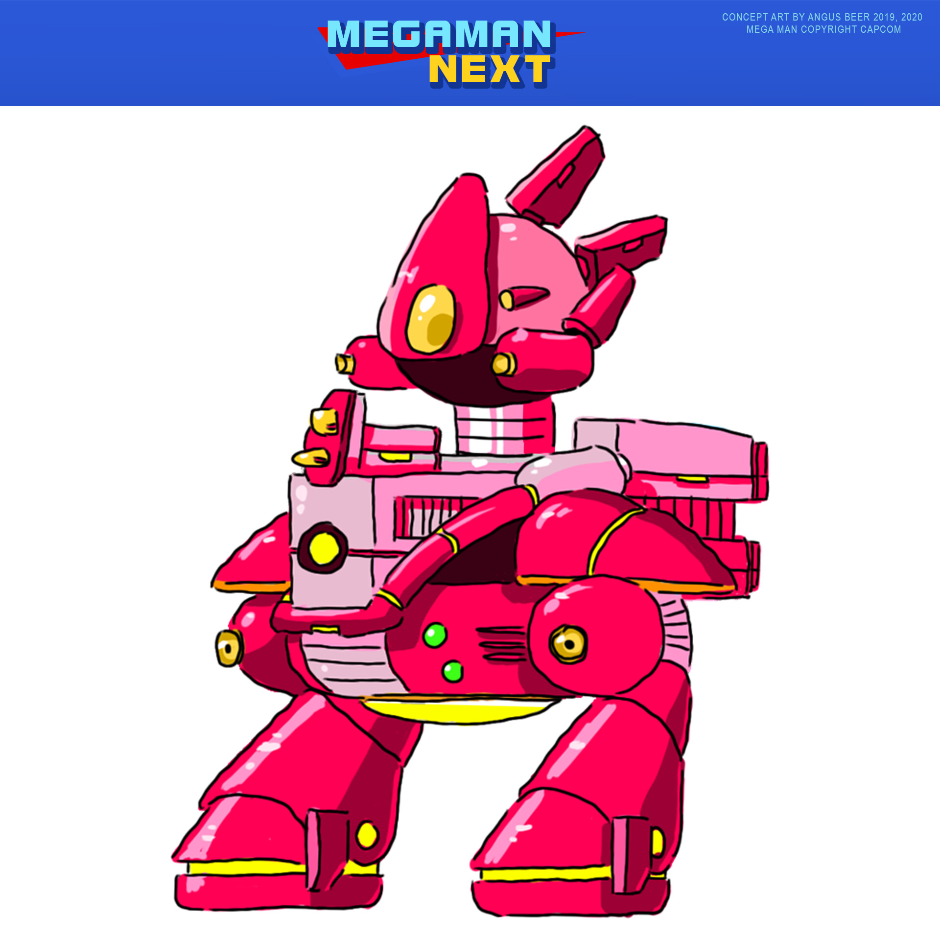 ArtStation - MEGA MAN NEXT: Power Dan