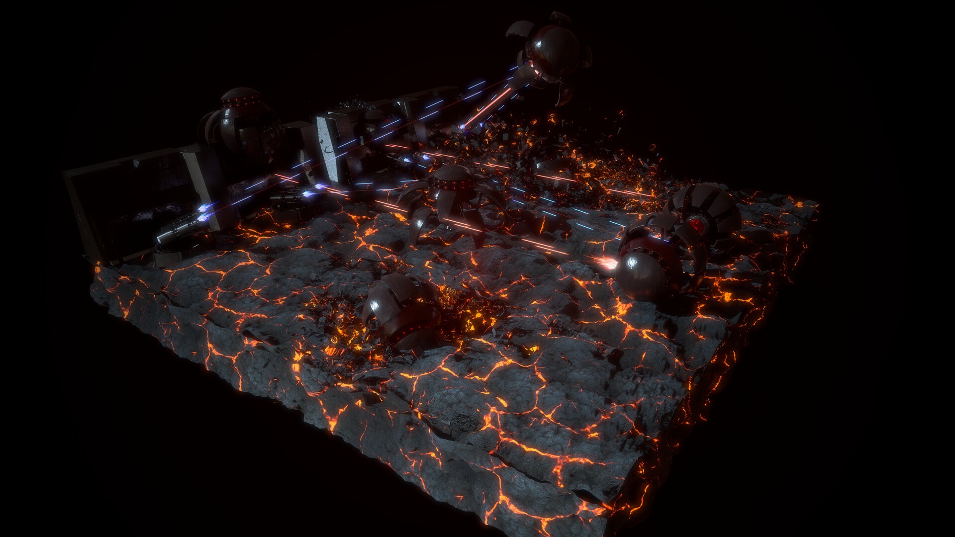 ArtStation - Firefight Diorama