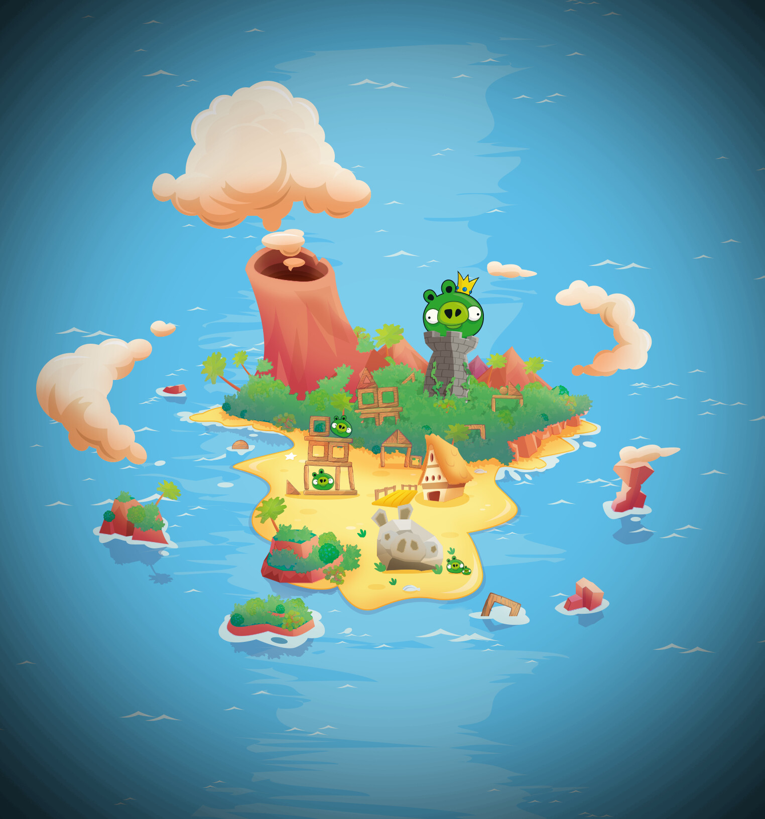 ArtStation - Angry Birds Merge (game proposal)