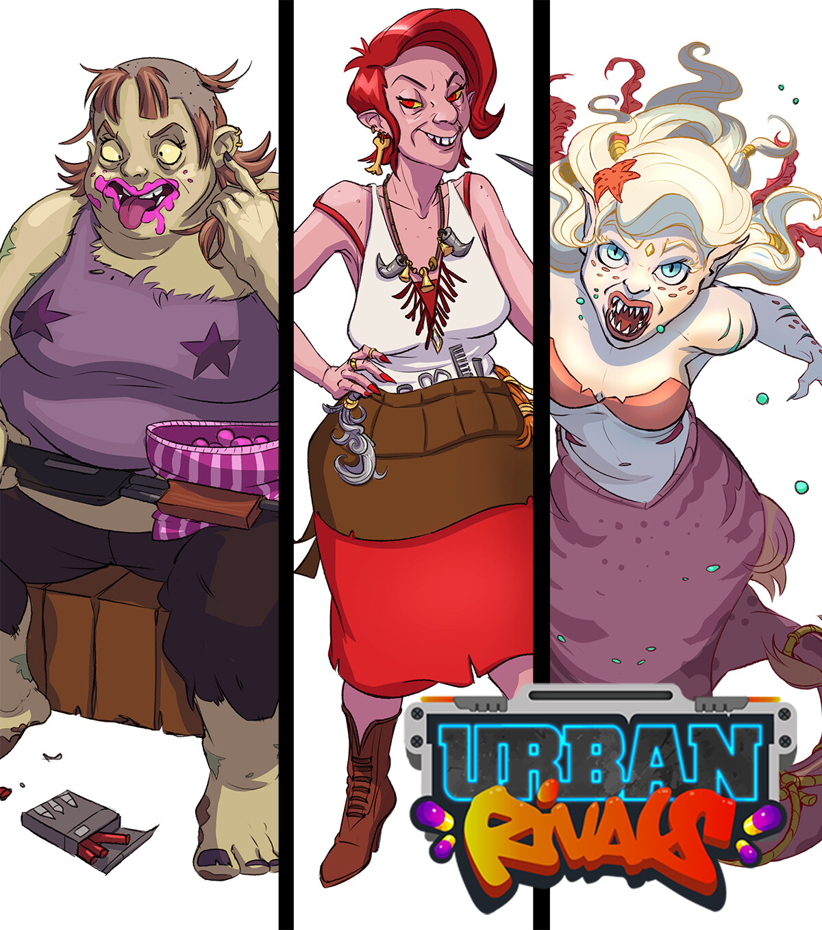 ArtStation - Urban rivals cards