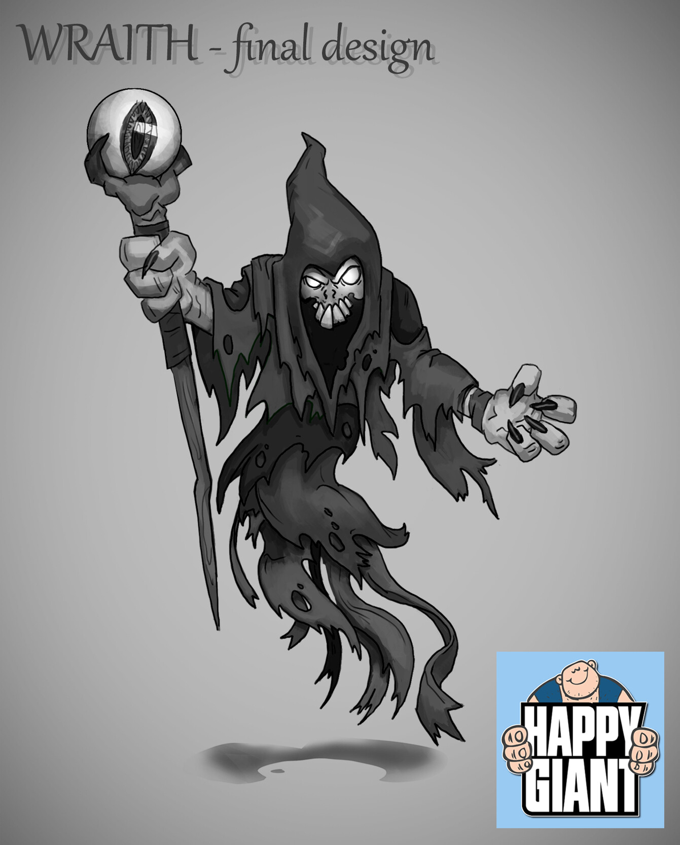 ArtStation - Cute vs Chaos - Wraith Concept (Happy Giant)