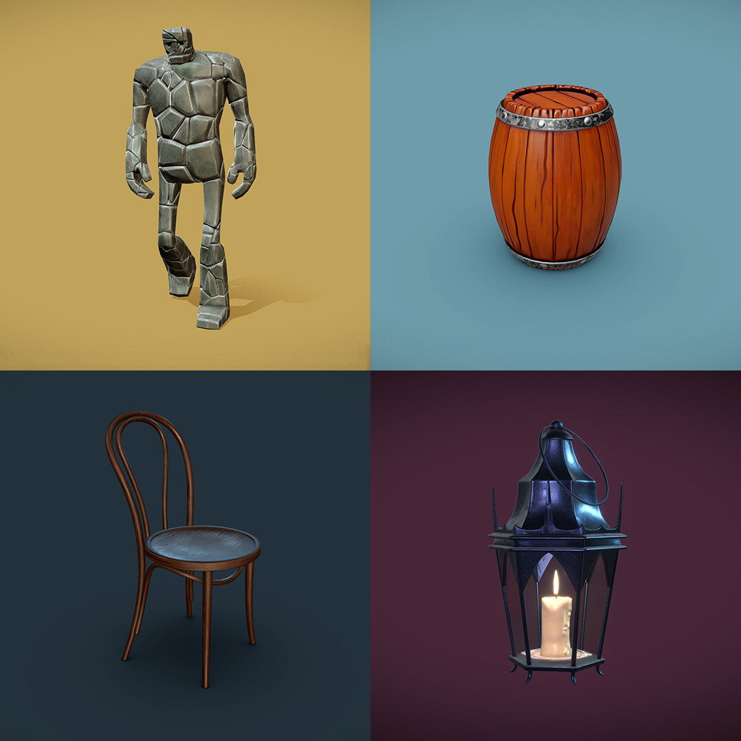 ArtStation - Some PBR models