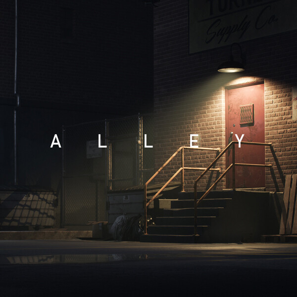 ArtStation - City Back Alley (UE4)