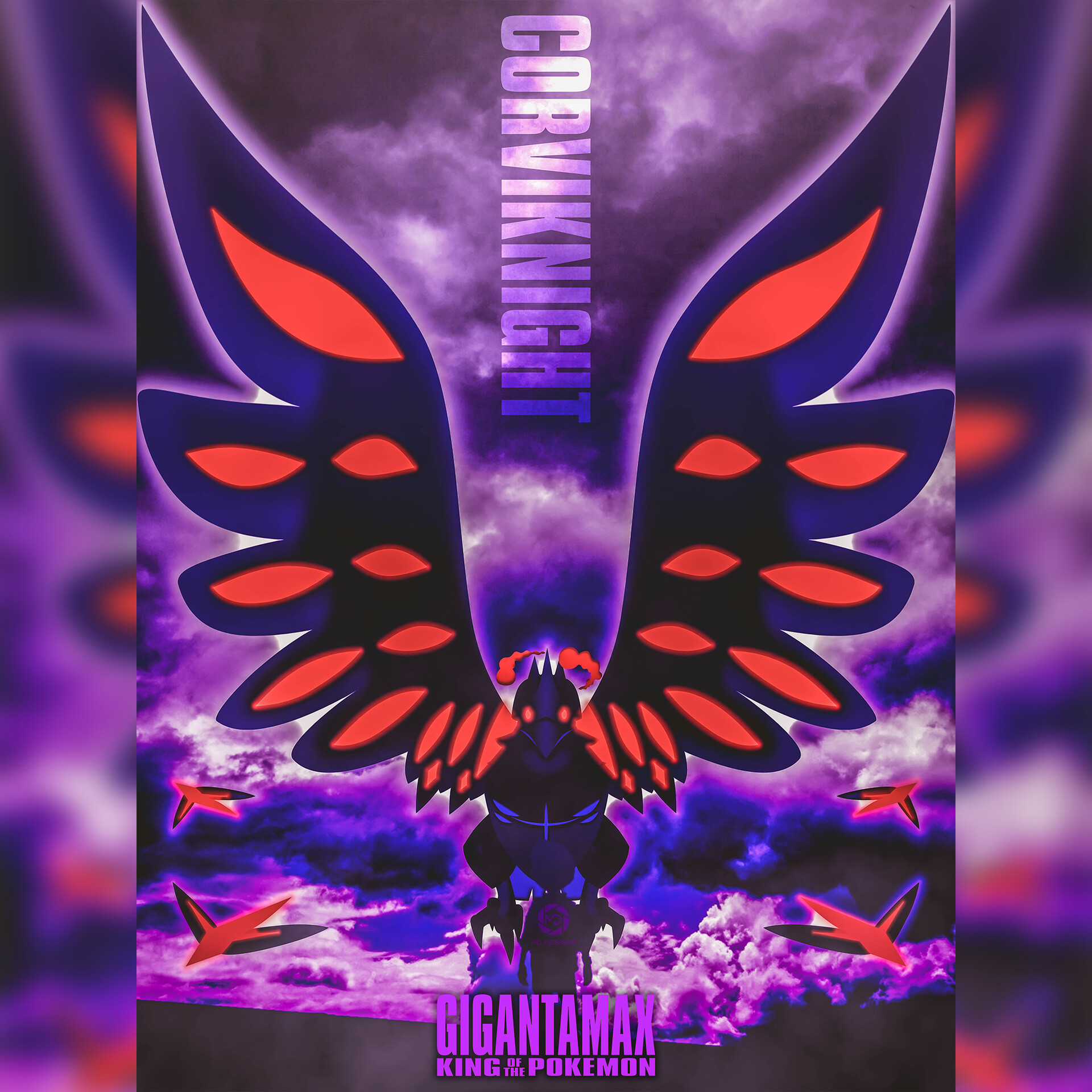 ArtStation - Pokemon Gigantamax - Corviknight