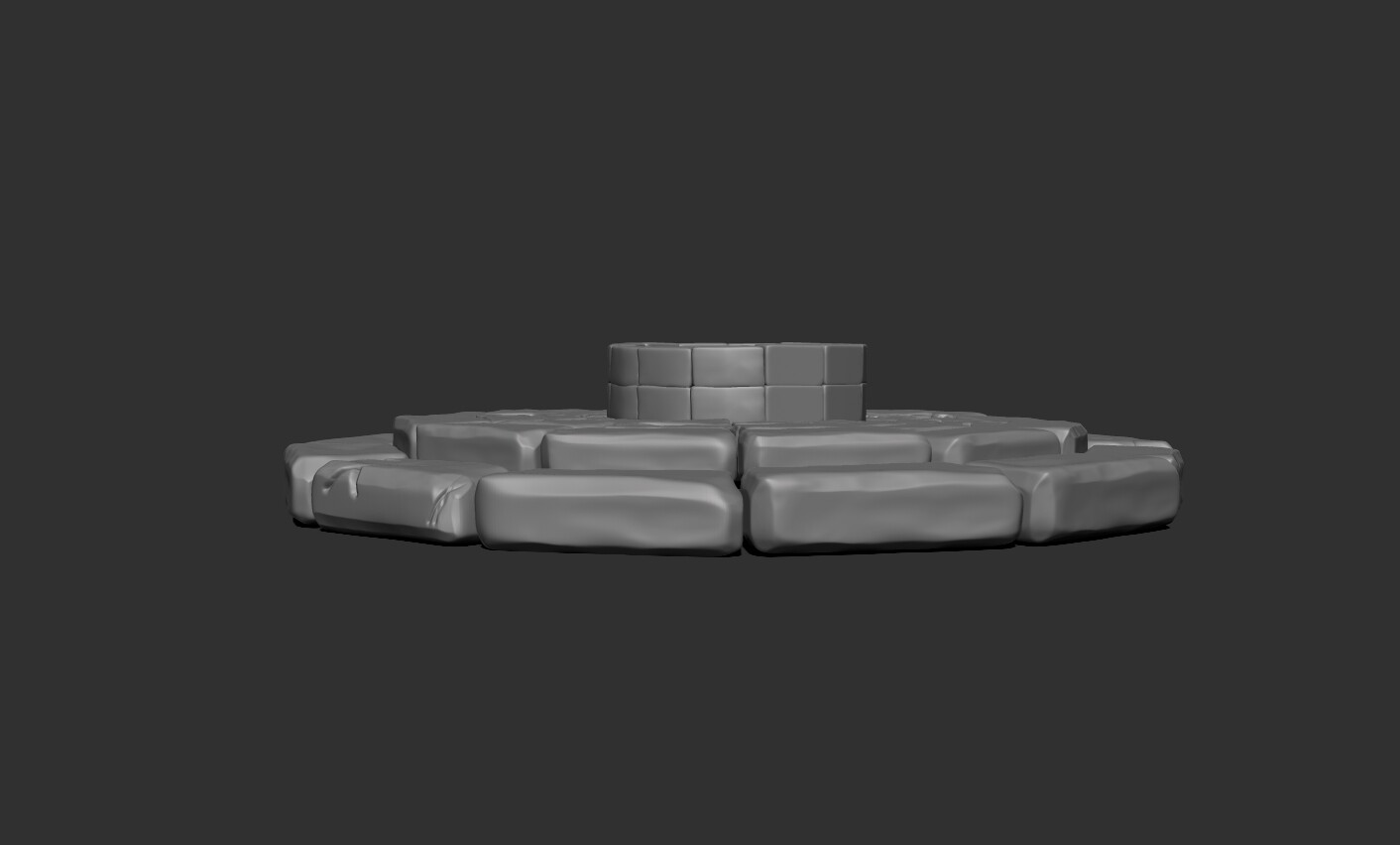 ArtStation - base for a stone altar update