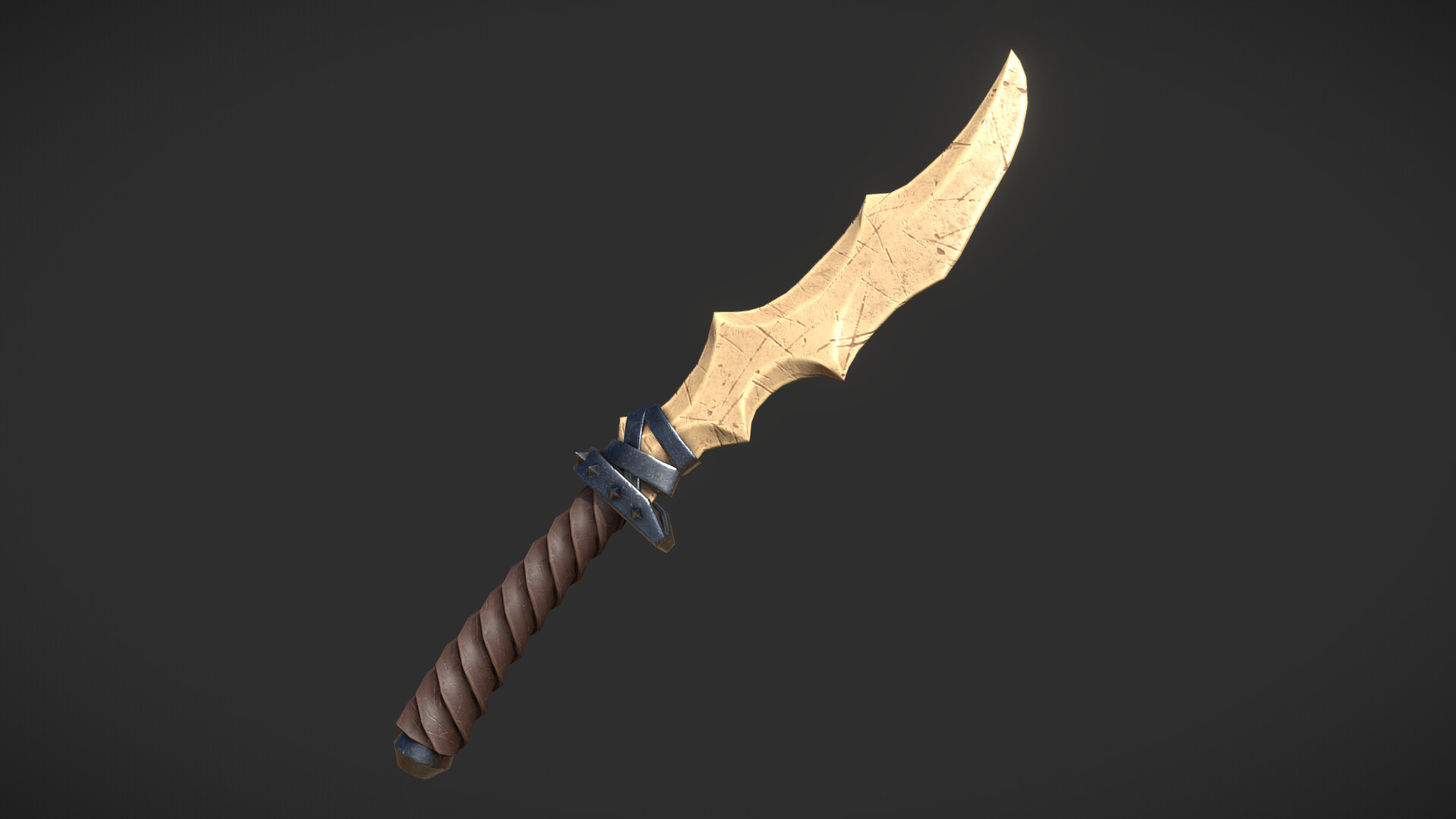 ArtStation - Bone Blade - Fantasy Weapon