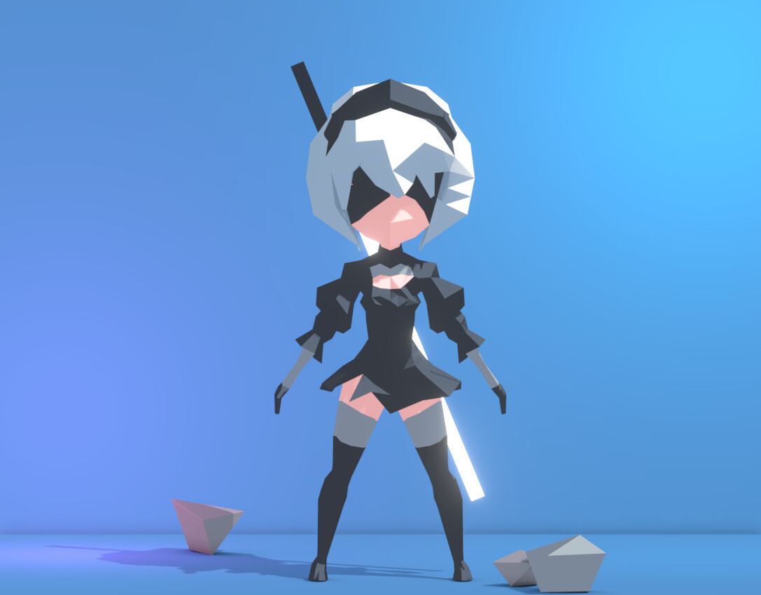 ArtStation - Low Poly 2B
