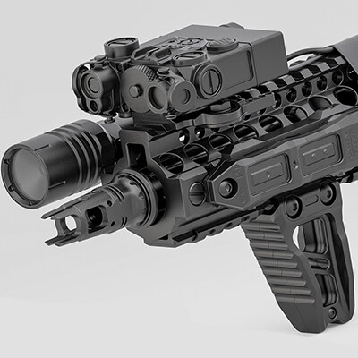 ArtStation - MK18 Build Part 1 Highpoly