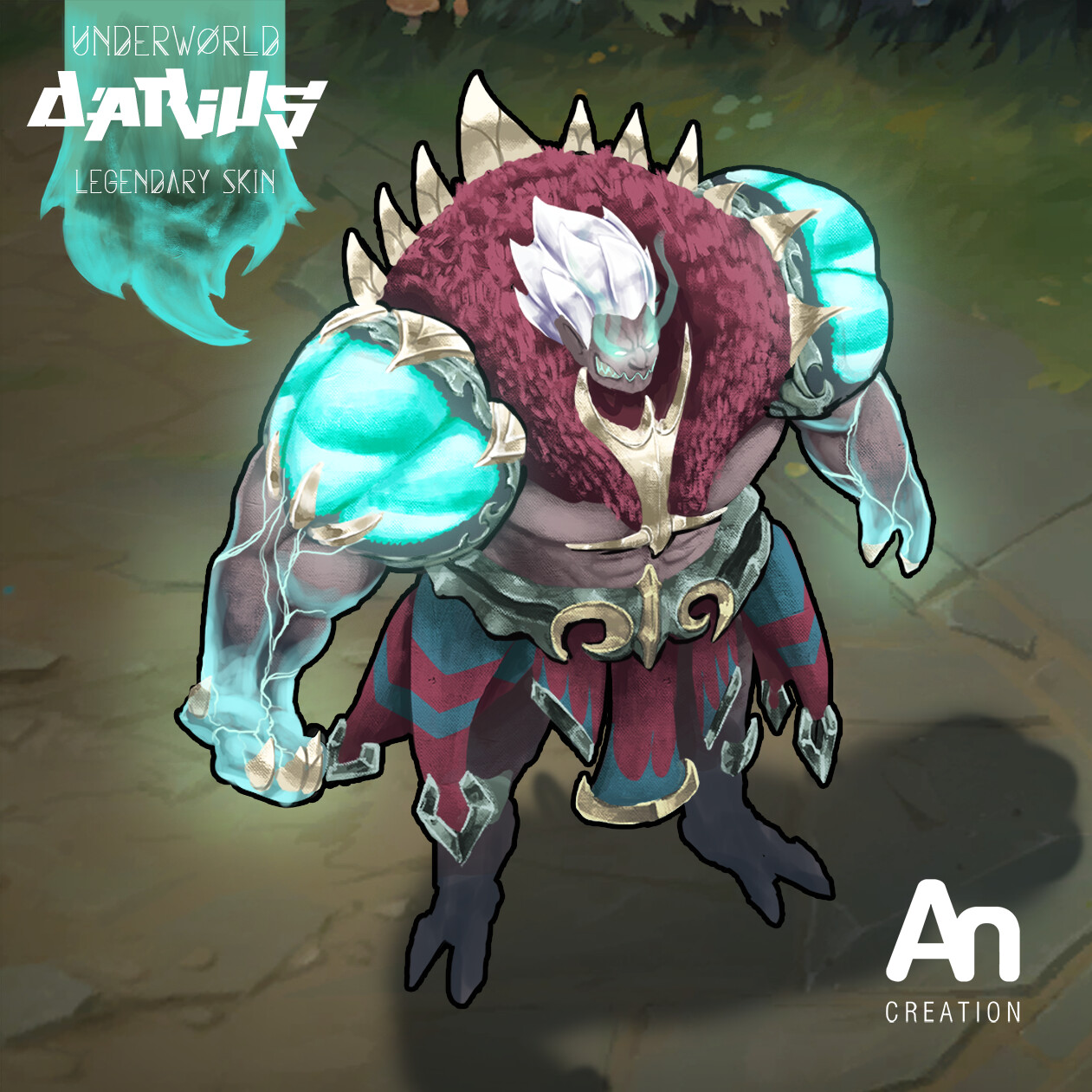 ArtStation - League of Legends: Darius Underworld legendary skin