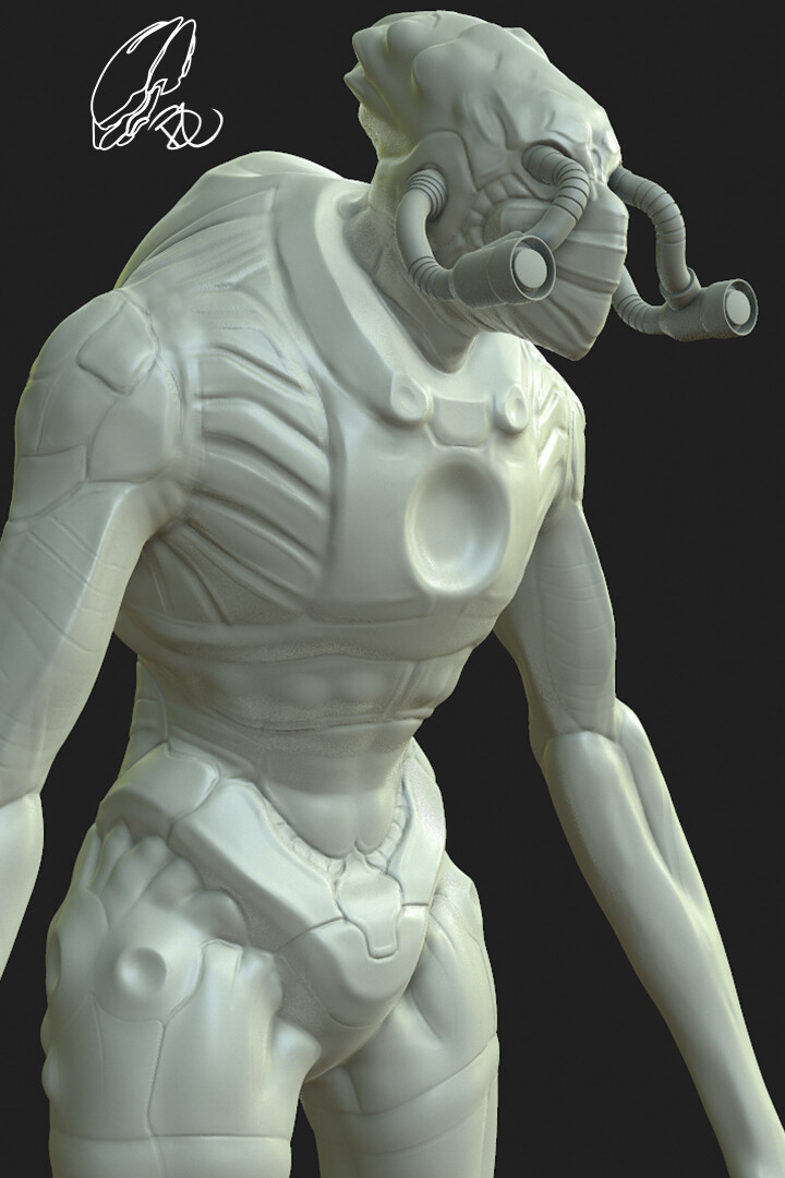 ArtStation - Alien Assassin (WIP)
