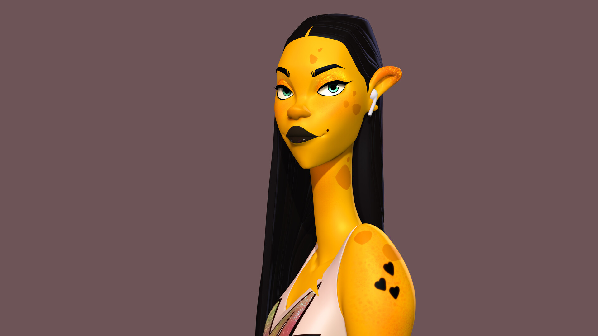 TheArtofOscarAyala - Ashley Drumm, NeonSludge Drummer