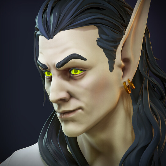 ArtStation - Fel flame