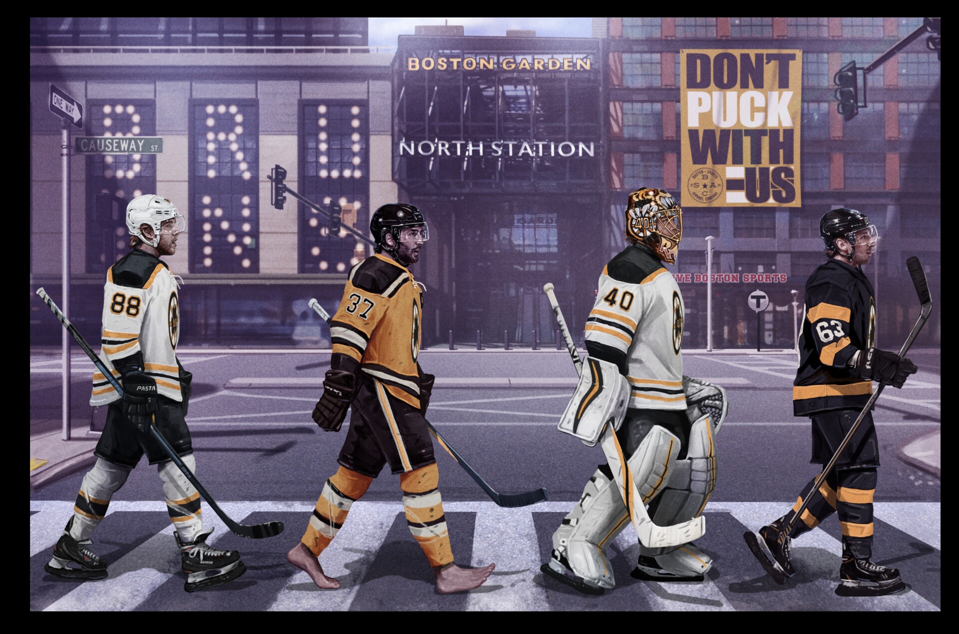 ArtStation - Boston Sports Art