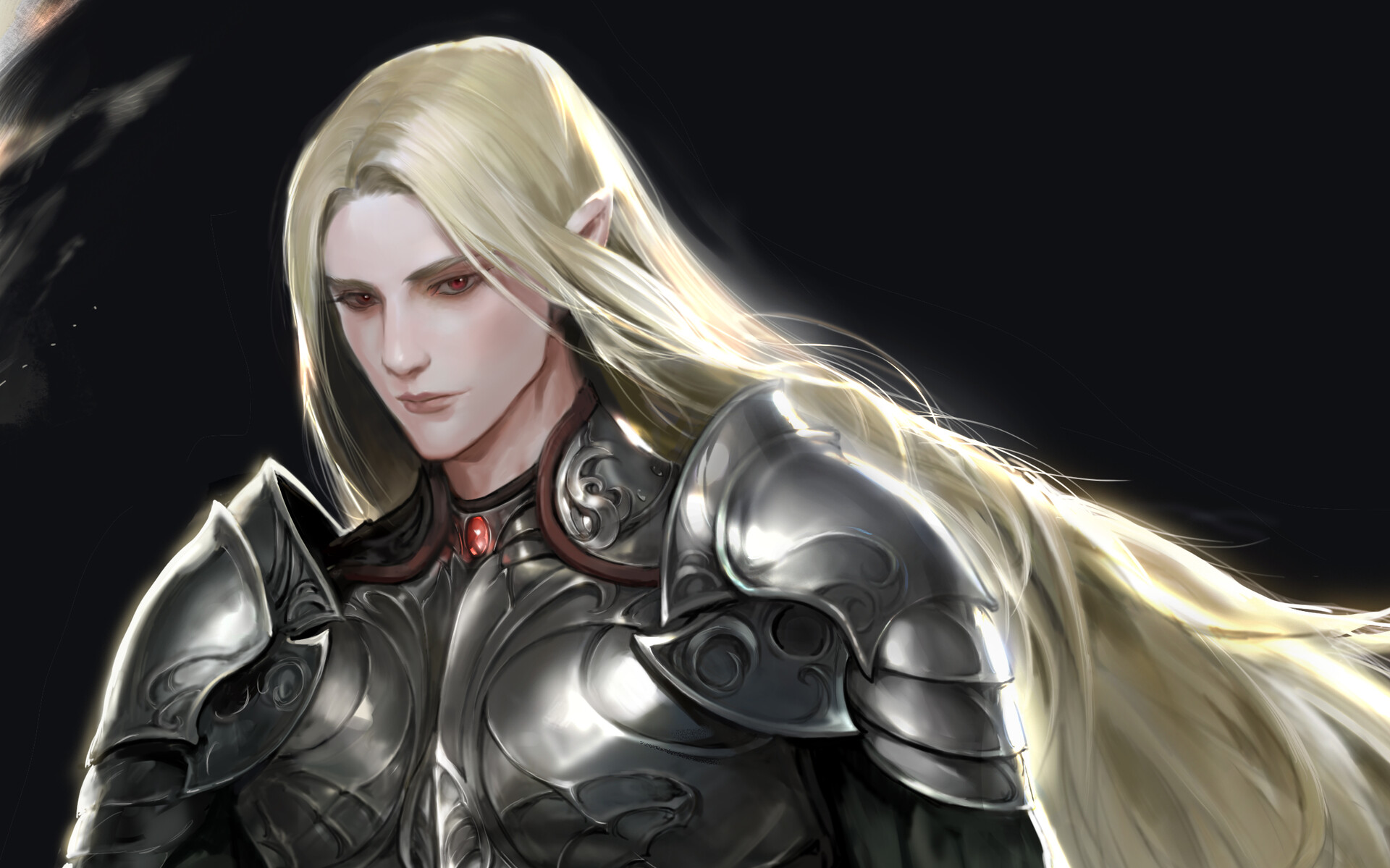 ArtStation - elf knight