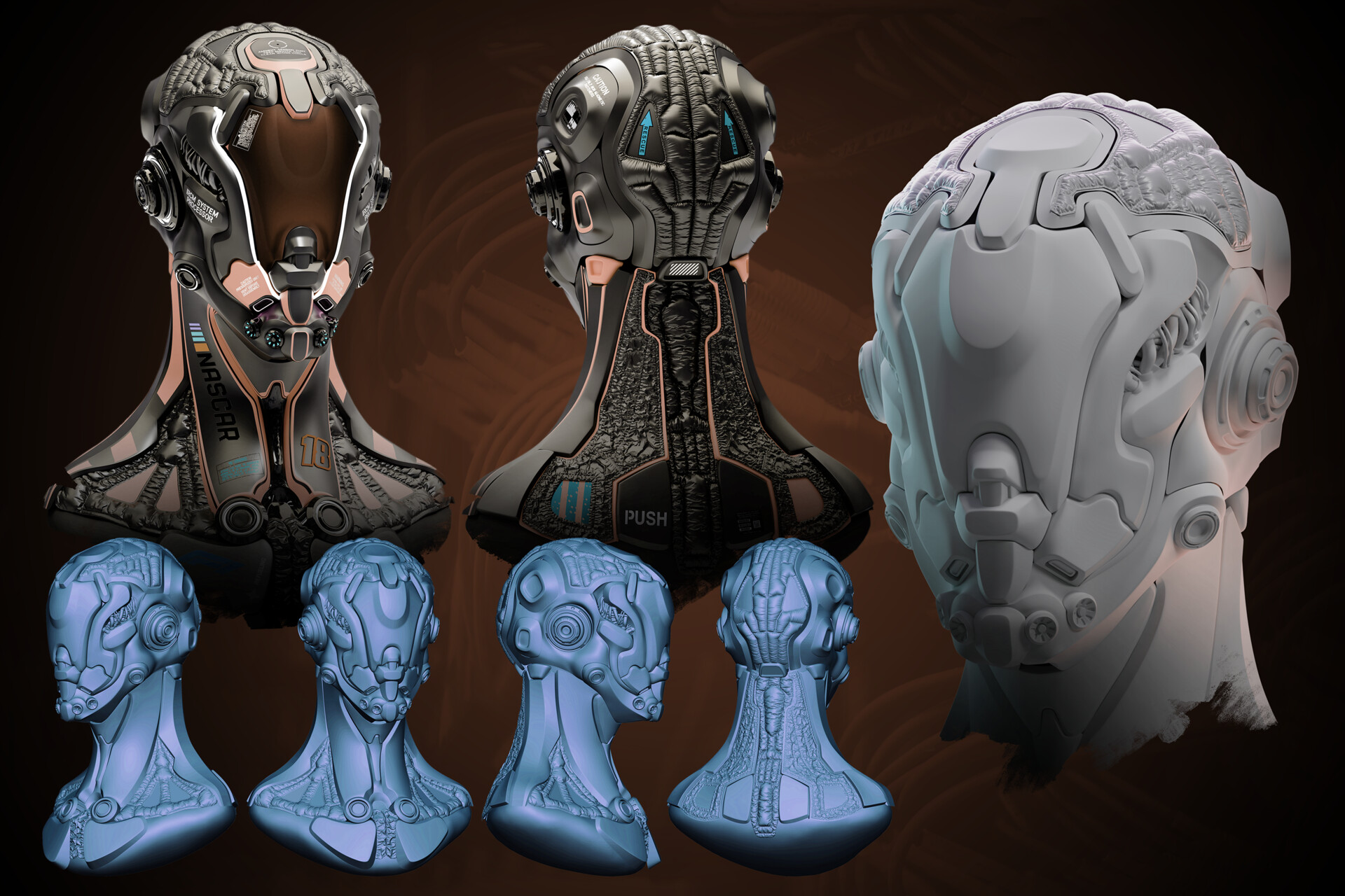 ArtStation - Hard Surface Character Design