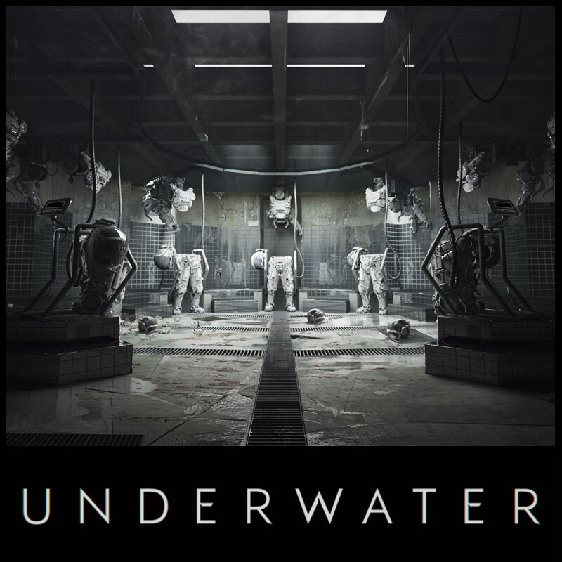 ArtStation - Underwater: Interior Set Design Key Art 001