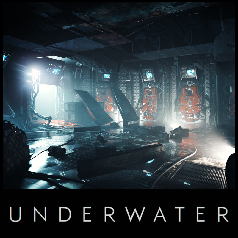 ArtStation - Underwater: Interior Set Design Key Art 002