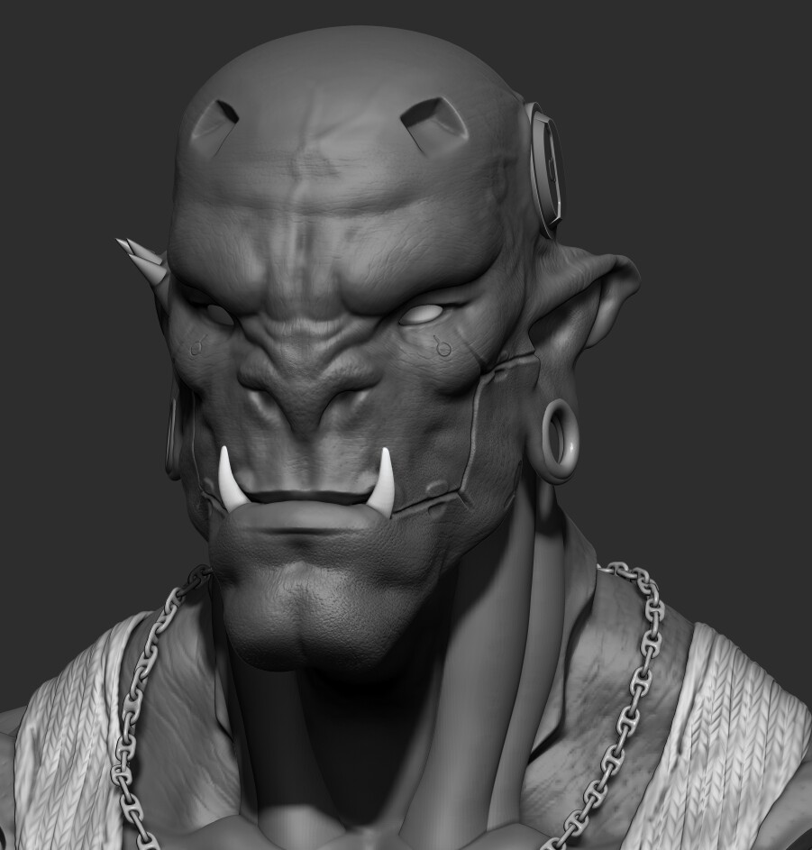 ArtStation - Cyber Orc