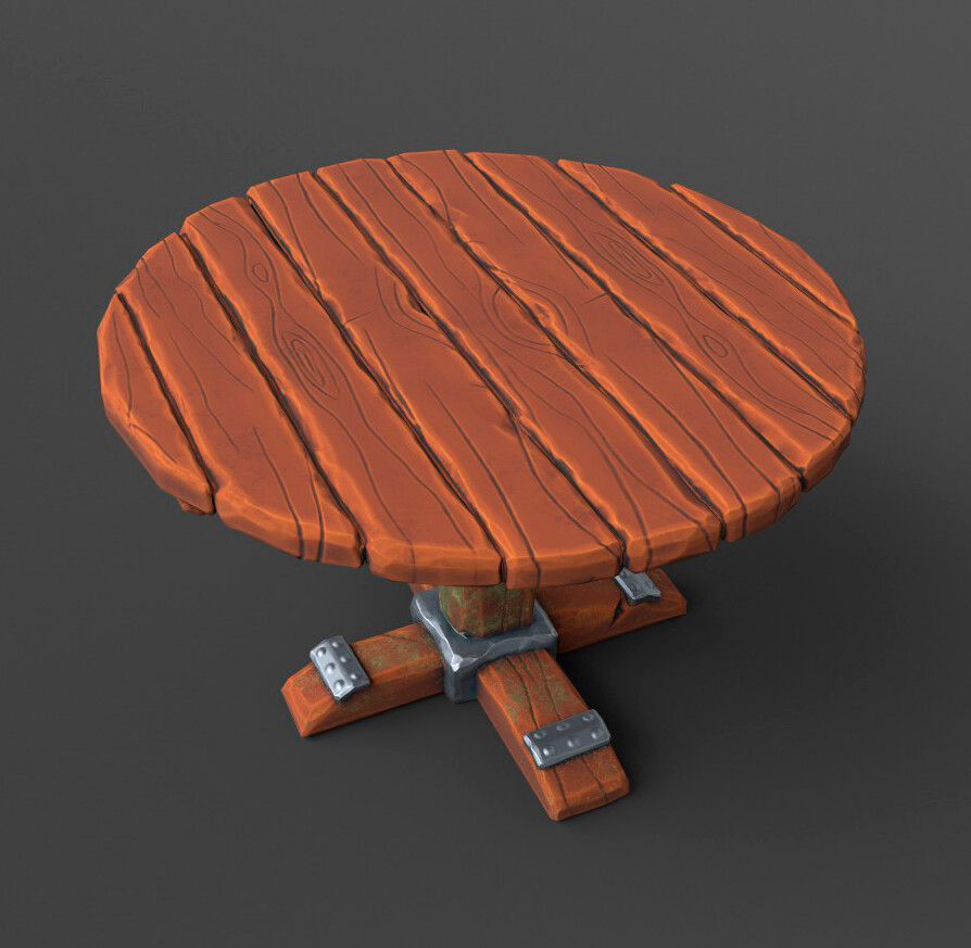 ArtStation - Stylized table