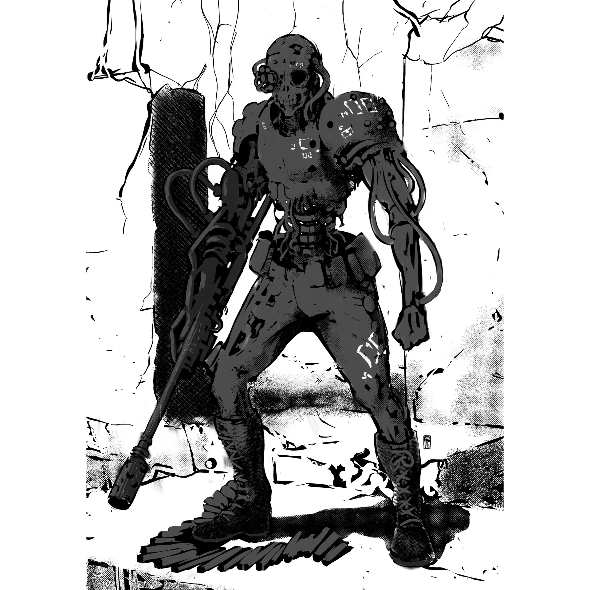 ArtStation - Artillery_Sentinel_First_Gen_Sequence_Prototype//Mark-00.