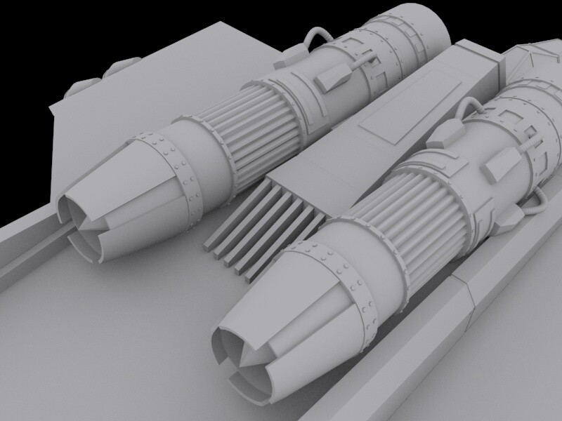 ArtStation - War Hammer 40K Valkyrie (work in progress)