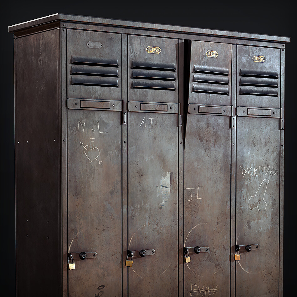 ArtStation - Lockers - Game Ready